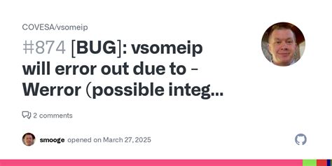 Bug Vsomeip Will Error Out Due To Werror Possible Integer Overflow