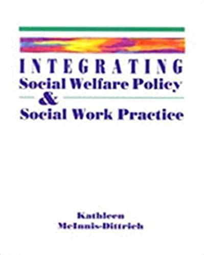Integrating Social Welfare Policy And Social Work Practice Artbook