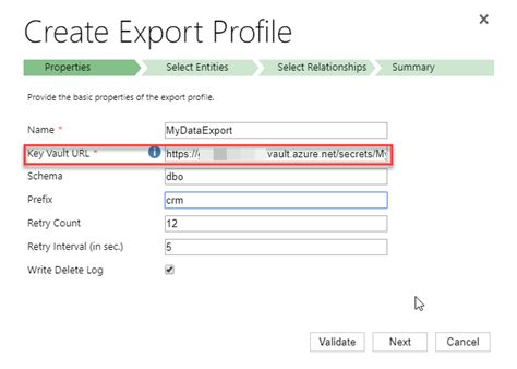 Setting Up Data Export Service Without Powershell Script