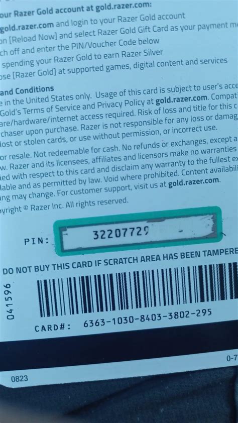 Missing Code On This Card Razer Insider