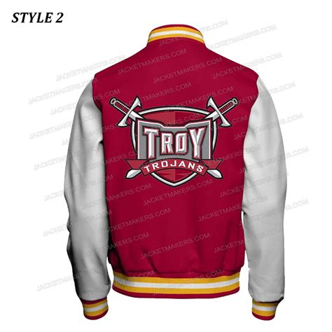Interlock Baseball Usc Trojans Cardinal Varsity Jacket Jacket Makers