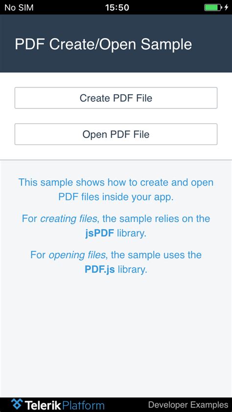 GitHub PlatformSupport Pdf Sample Create And Read PDF Files In A Hybrid App Using JsPDF And
