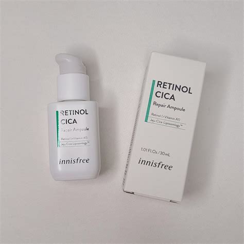 이니스프리 레티놀 시카 흔적 앰플 내돈내산 지성 트러블 피부 사용 후기 네이버 블로그