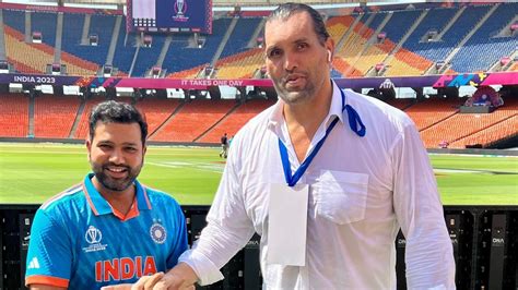 Cwc 2023 Captains Have Field Day With Great Khali