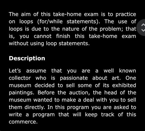 Solved The Aim Of This Take Home Exam Is To Practice On