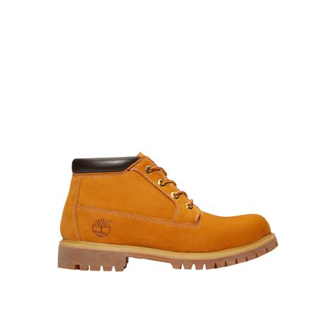 팀버랜드 프리미엄 워터프루프 츄카 부츠 위트 누벅 와이드 Timberland Kream