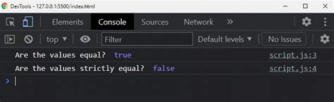 Comparison Operators In Javascript