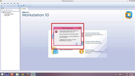 Taking Ownership Of Virtual Machine Failed In Vmware Workstation Tutorial Artofit