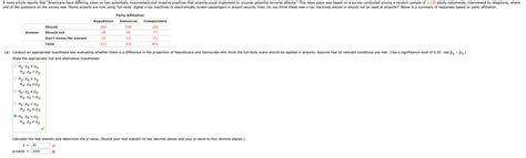 Solved Calculate The Test Statistic And Determine The