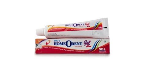 Buy Sbl Homeodent Red Gell Toothpaste Pack Of 8 Online At Low Prices In India