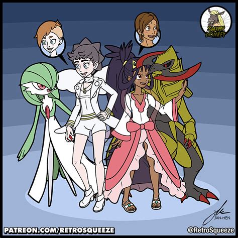 Retrosqueeze — Body Swap Iris And Diantha A Line Art Body Swap