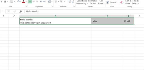 Arrays Whole String In Cell Not Splitting Stack Overflow