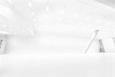 창 조명과 그림자가 있는 흰색 추상 배경 배경 3d 그림 빈 디스플레이 프리미엄 사진