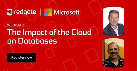 Join Our Webinar On Cloud On Databases Redgate Software Posted On The