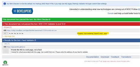 w3c unicorn validatio issue · issue 16209 · fortawesome font awesome