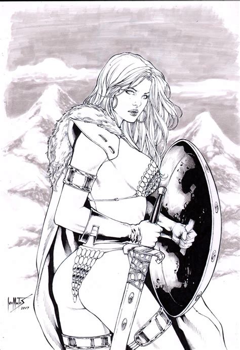 Red Sonja Red Sonja Comic Art Fantasy Comics