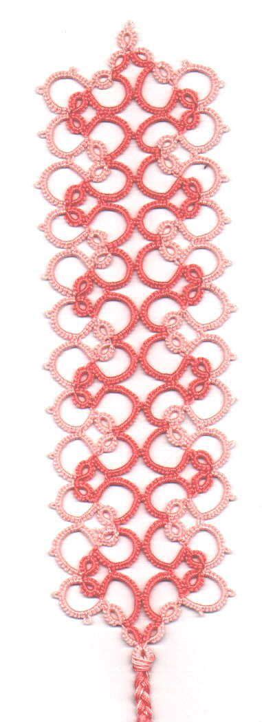 Tatted Bookmark Needle Tatting Patterns Tatting Patterns Free Shuttle Tatting Patterns
