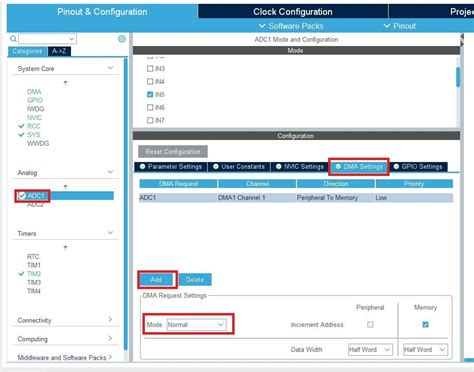Stm32 Nucleo Adc With Polling Interrupt And Dma Methods