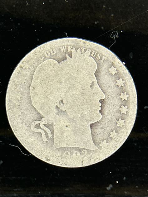 1902 P Barber 90 Silver Quarter For Sale Buy Now Online Item 880847