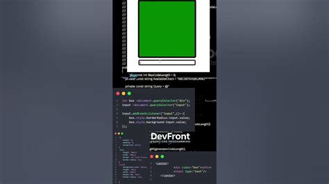 Css Interativo Modifique O Border Radius E A Cor Com Javascript Cursohtml5 Code Cursodehtml