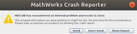 Matlab2019a Crashed When Testing Trax Protocol Support For Tracker Ncc