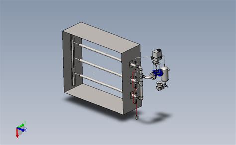 管道蒸汽加湿器 SOLIDWORKS 2020 模型图纸下载 懒石网