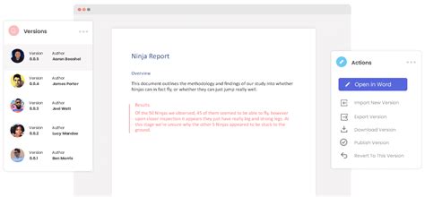 Version Control For Microsoft Word Free Tool Simul Docs