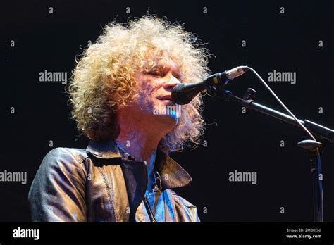 Singer Ovidi Tormo Of The Group Los Zigarros Performs On Stage At