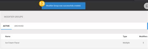 create a modifier group salido resource center