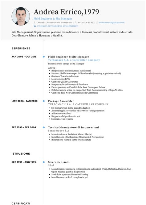 Field Resume Samples And Templates VisualCV
