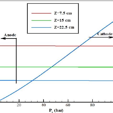 Water Concentration Distribution At Anode And Cathode Sides During