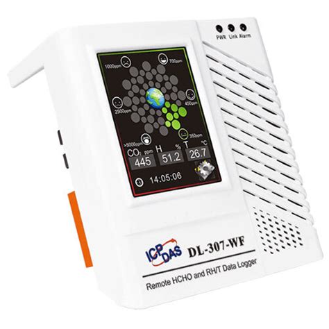 dl 307 wf remote hcho temperature humidity dew point data logger with