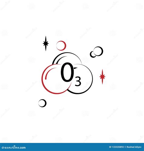 Bubbles Ozonation 2 Colored Line Icon Simple Colored Element Illustration Stock Illustration