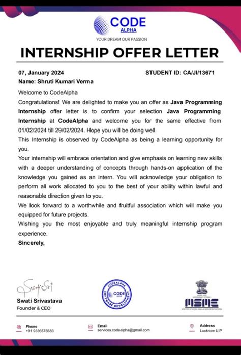 Shruti Kumari V On Linkedin Codealpha Intership