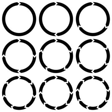 Segment Circle Graph Icon Set 1 10 Segments Data Graph Vector Segments Data Graph PNG And