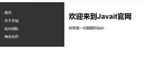 前端简约侧边栏布局页面前端侧边栏 Csdn博客