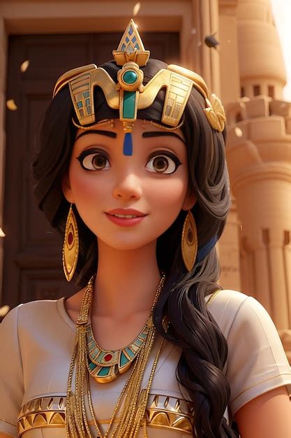 Premium Photo Egyptian Woman Who Is Cute Majestic And Exudes