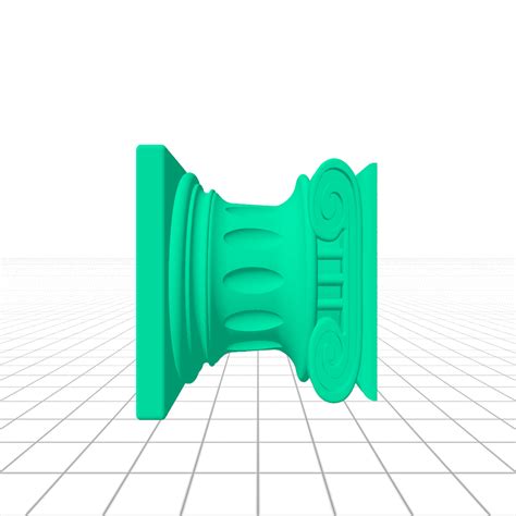 Stl File Mini Ionic Column Tiny Object Display Podium・3d Printing