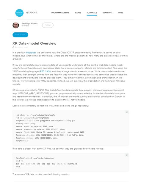 Xrdocs Io Programmability Tutorials 2016 09 15 Xr Data Model Overview
