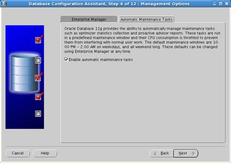 Creating A Database Using Database Configuration Assistant