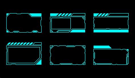 Rectangle Interface Window Set 831188 Vector Art At Vecteezy