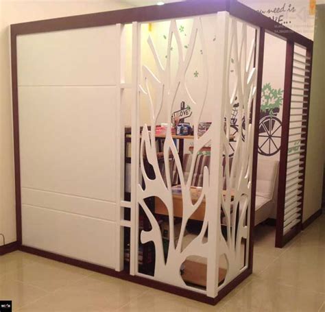 White Tree Room Divider