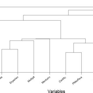Hierarchical Cluster Analysis Dendrogram Model Part 1 Of Job Skills