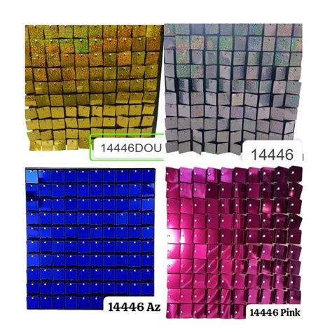 Painel Metalizado Shimmer Wall 14446 Shopee Brasil