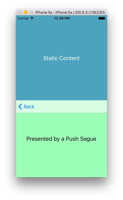 Objective C Ios Uinavigationcontroller Like Behaviour In A Partial Screen Area 2016 Stack