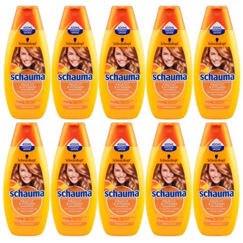 Schauma Frucht And Vitamin Shampoo 10 X 400 Ml Für Normales Haar Eur 44