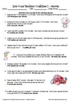 Rate Word Problems Worksheet 1 TASK CARDS Word Problem Worksheets Word Problems Task Cards