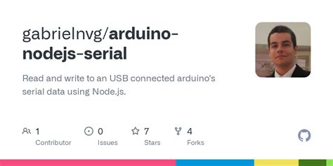 Github Gabrielnvgarduino Nodejs Serial Read And Write To An Usb