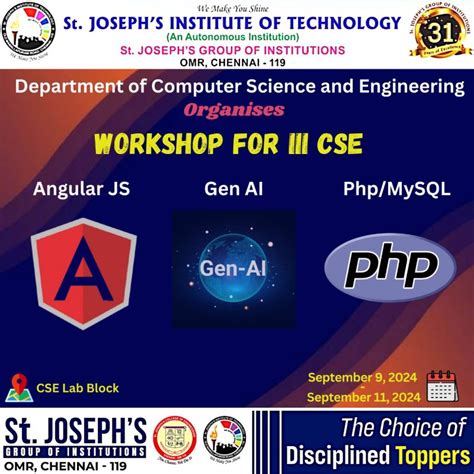 Cse St Josephs Institute Of Technology On Linkedin Cse Stjosephs