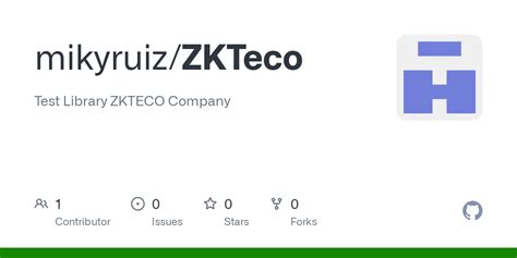 GitHub Mikyruiz ZKTeco Test Library ZKTECO Company